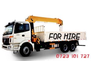 Crane Mounted Self-Loading Truck For Hire Nairobi Kenya